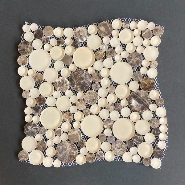 Circle Mosaic Tile - Etsy