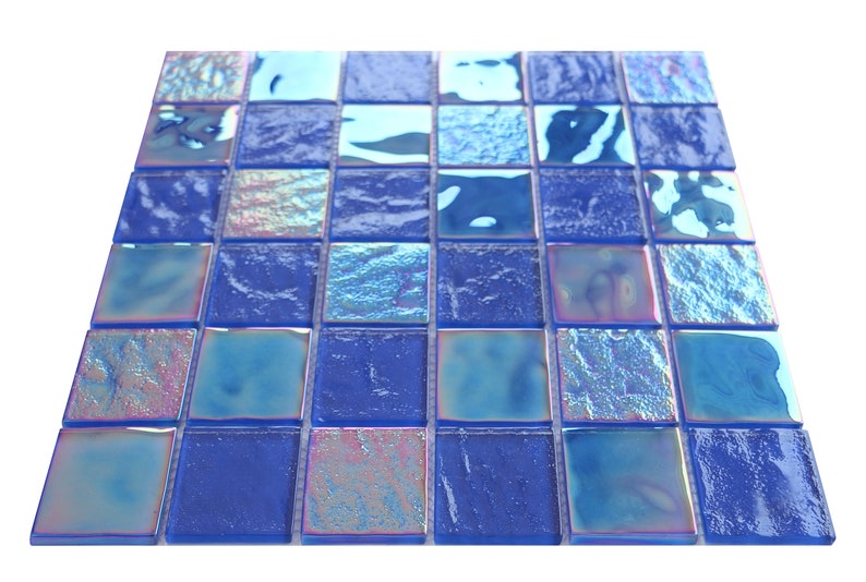 2" X 2" Glass Grid Wall & Pool Tiles - EST000GPT2 - Etsy