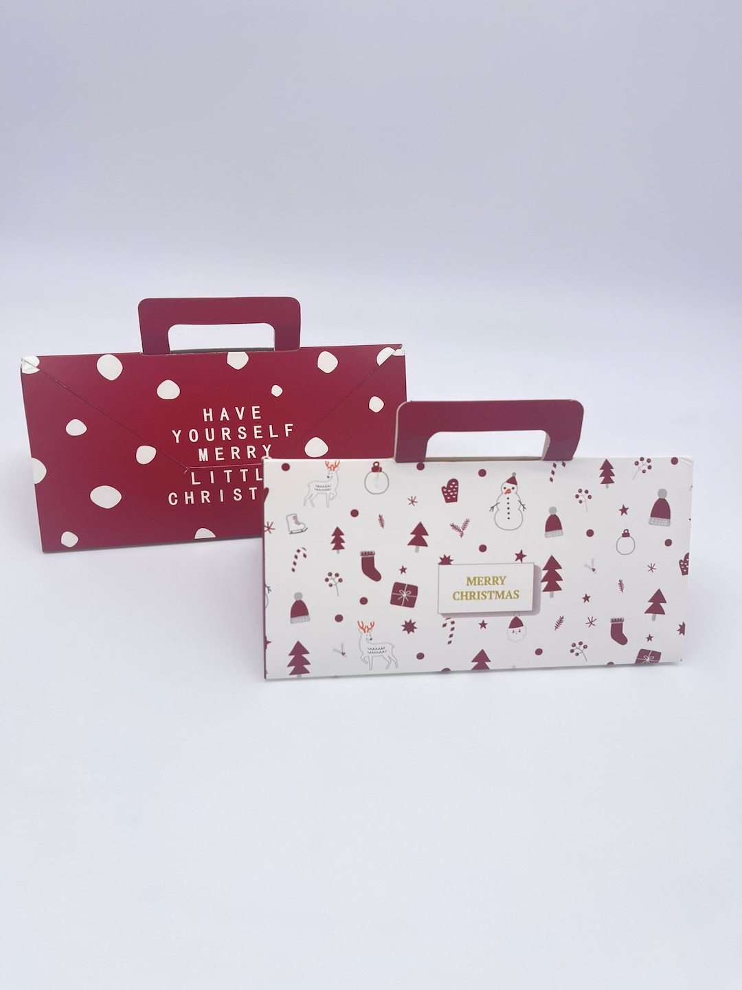 Christmas Triangle Gift Boxes. - Etsy