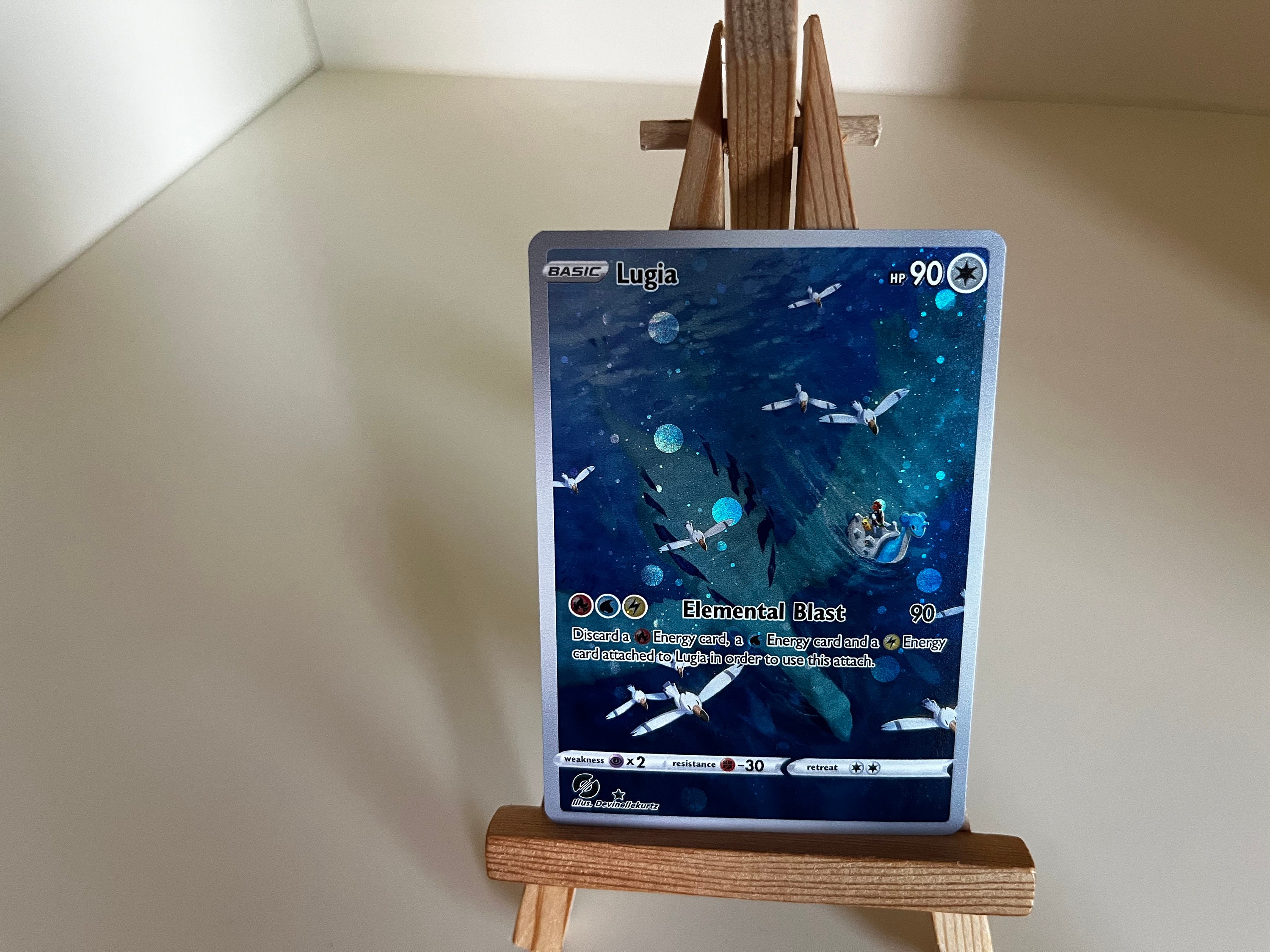 Custom Card Orica LUGIA Another Version 2 FULL Art Cosmo Holo Fanart - Etsy