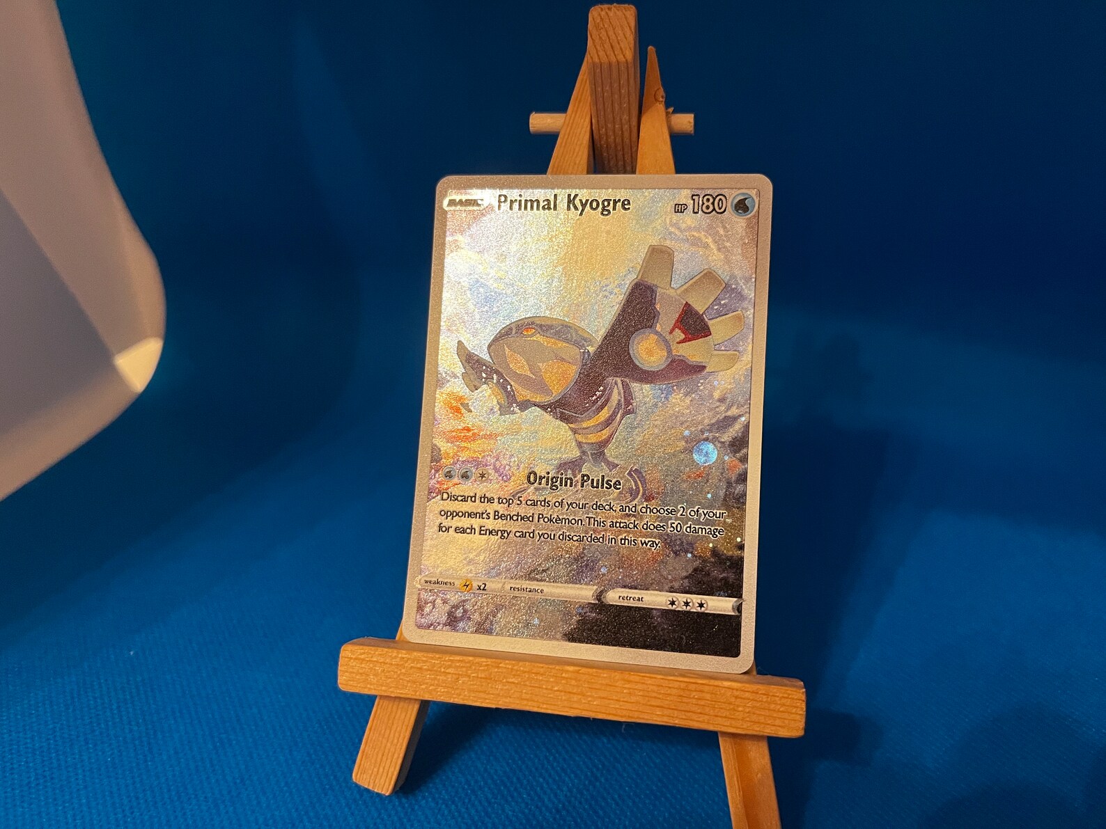 Custom Card Orica Primal KYOGRE Full Art Cosmo Holo Fanart - Etsy
