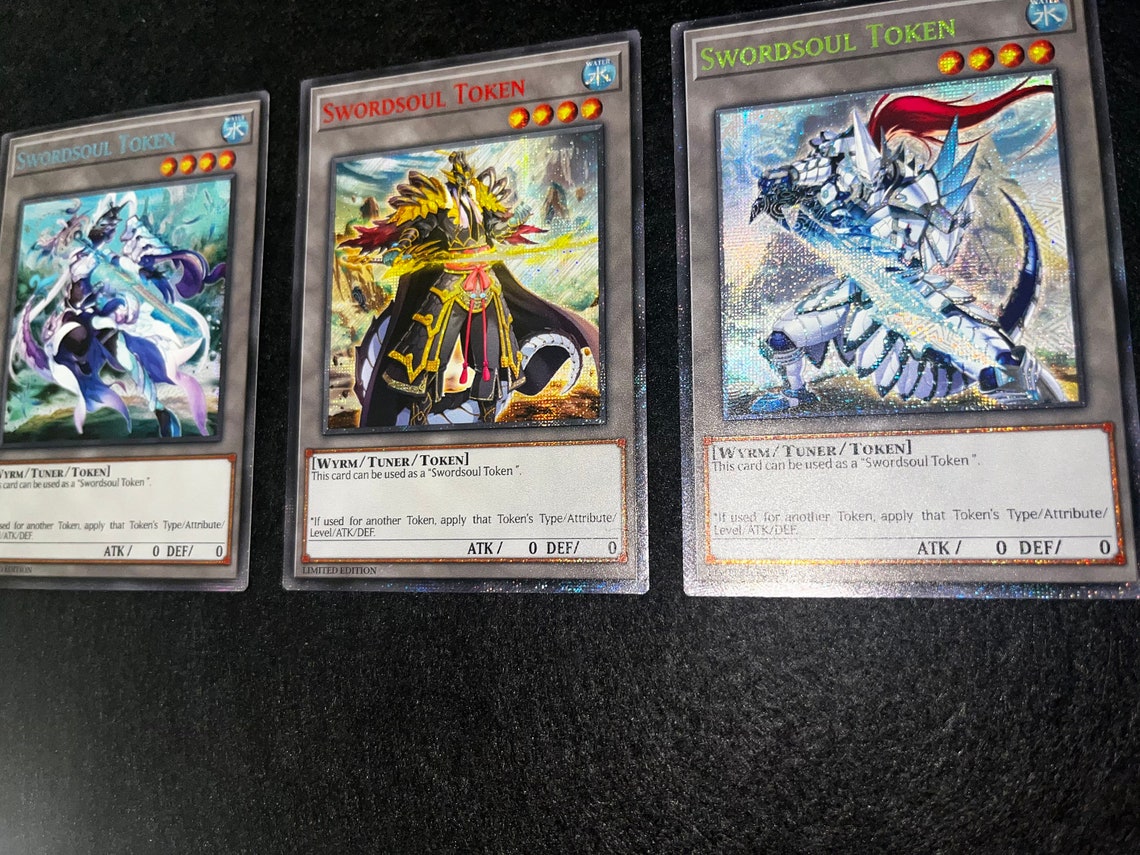 SWORDSOUL TOKEN X3 With Holo Effect View Video - Etsy