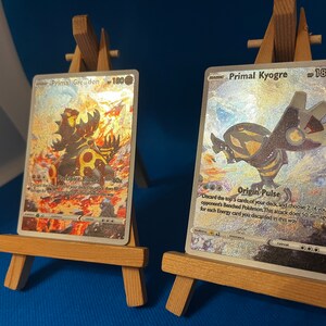 Custom Card Orica Primal Groundon+kyogre Full Art Cosmo Holo Fanart - Etsy