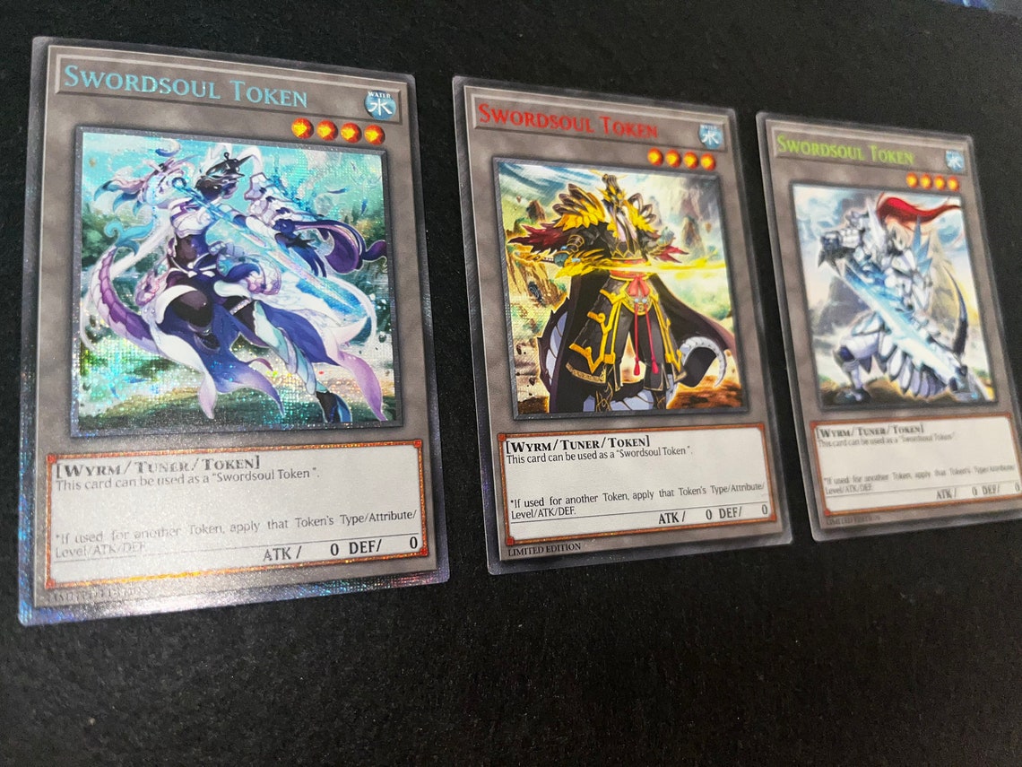 SWORDSOUL TOKEN X3 With Holo Effect View Video - Etsy