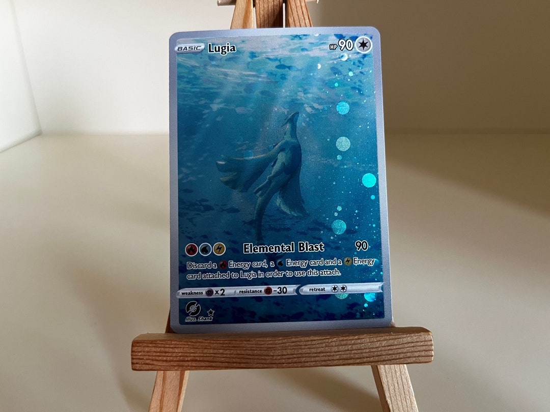 Custom Card Orica LUGIA Another Version FULL Art Cosmo Holo Fanart - Etsy