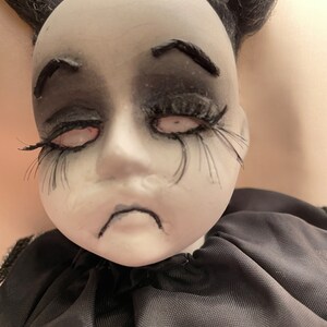 Macabre Pierrot / Pierette Clown Art Doll - Etsy