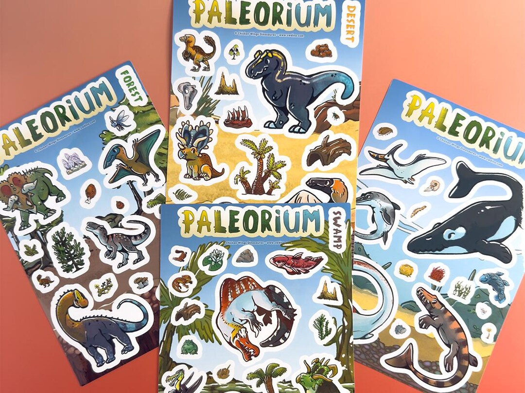 Stickers Sheet Paleorium Biomes - Etsy