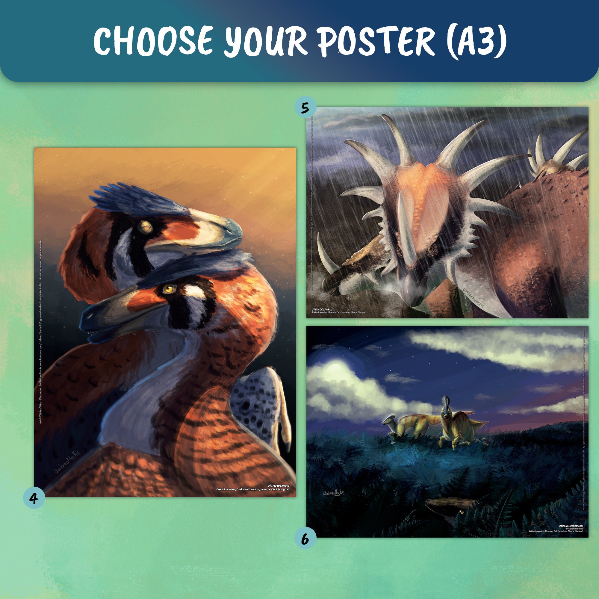 Choose Your Dinosaur Poster: A3 - Etsy