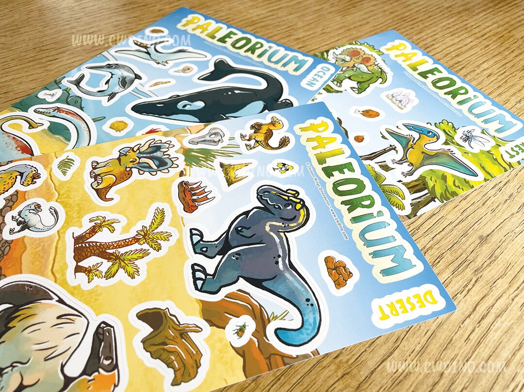 Stickers Sheet Paleorium Biomes - Etsy