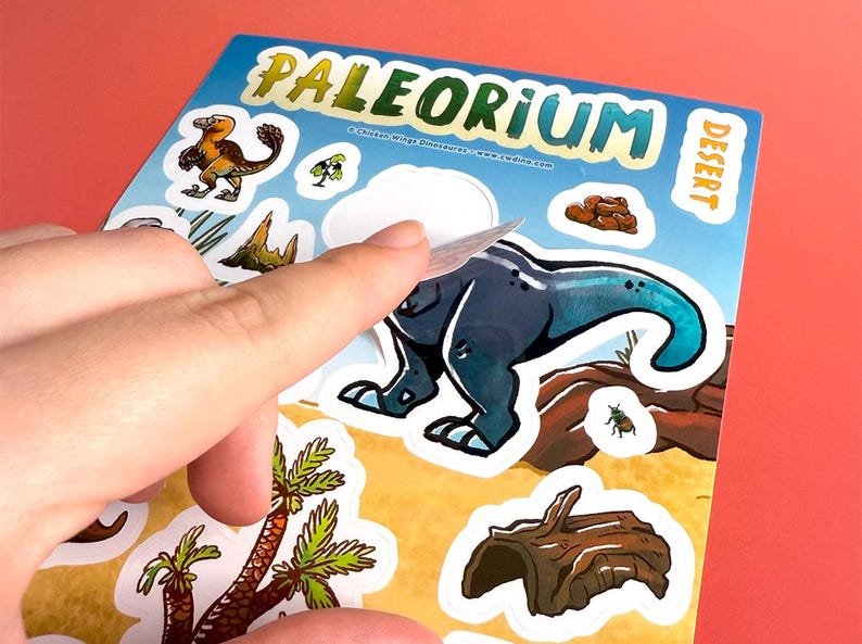 Stickers Sheet Paleorium Biomes - Etsy