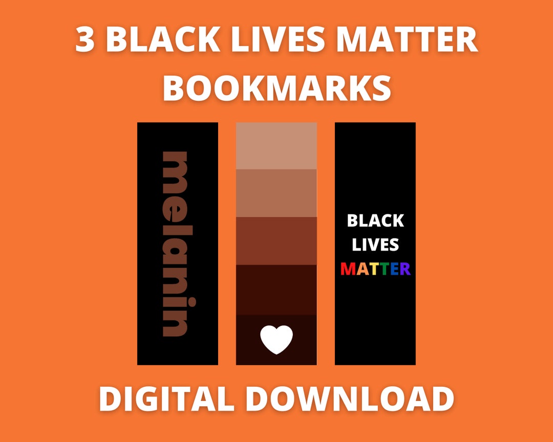 3 Black Lives Matter Bookmarks, BLM Bookmarks, LGBT Bookmarks ...