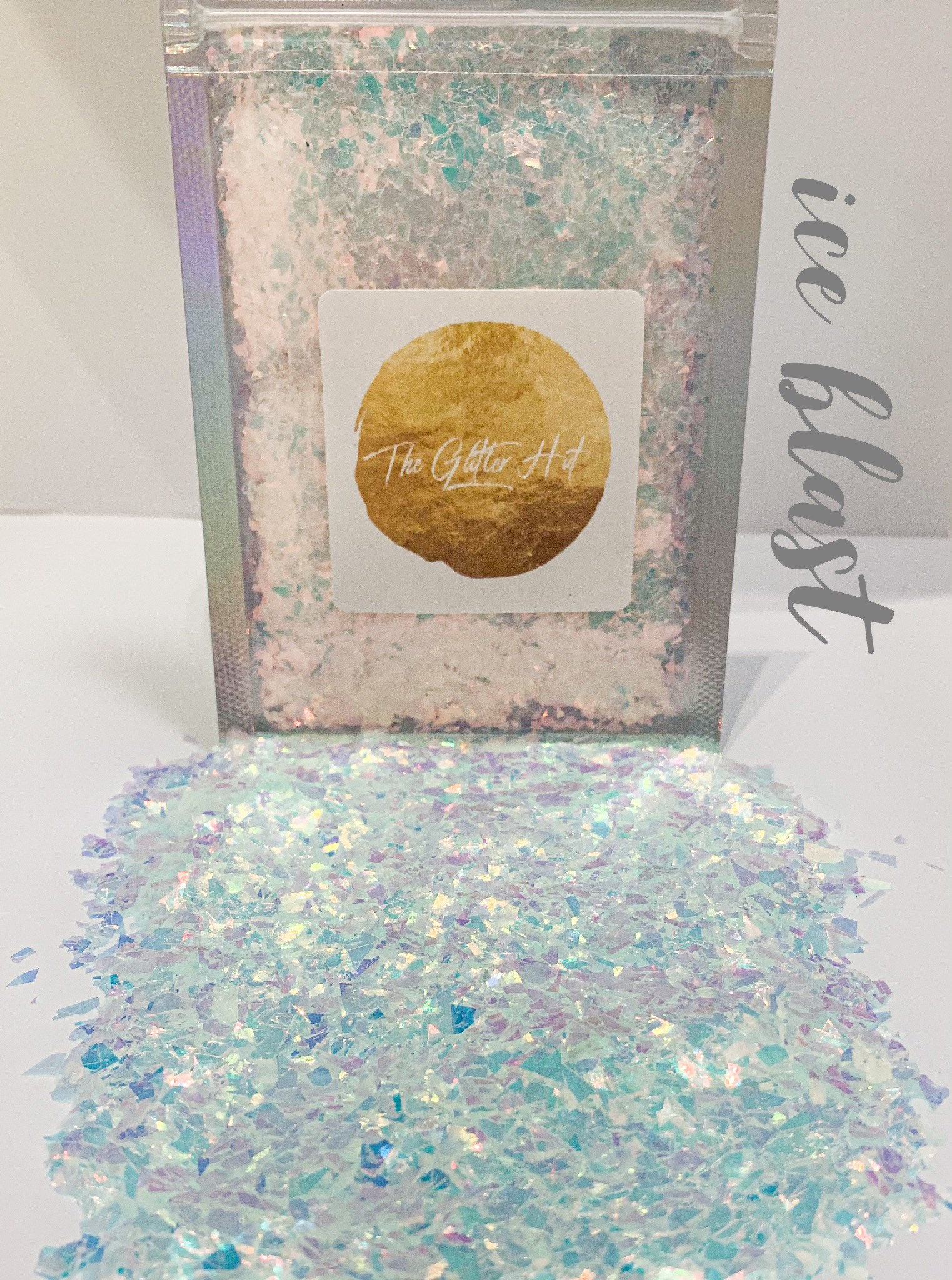 Mylar Glitter Flakes - Ice Blast - Etsy UK