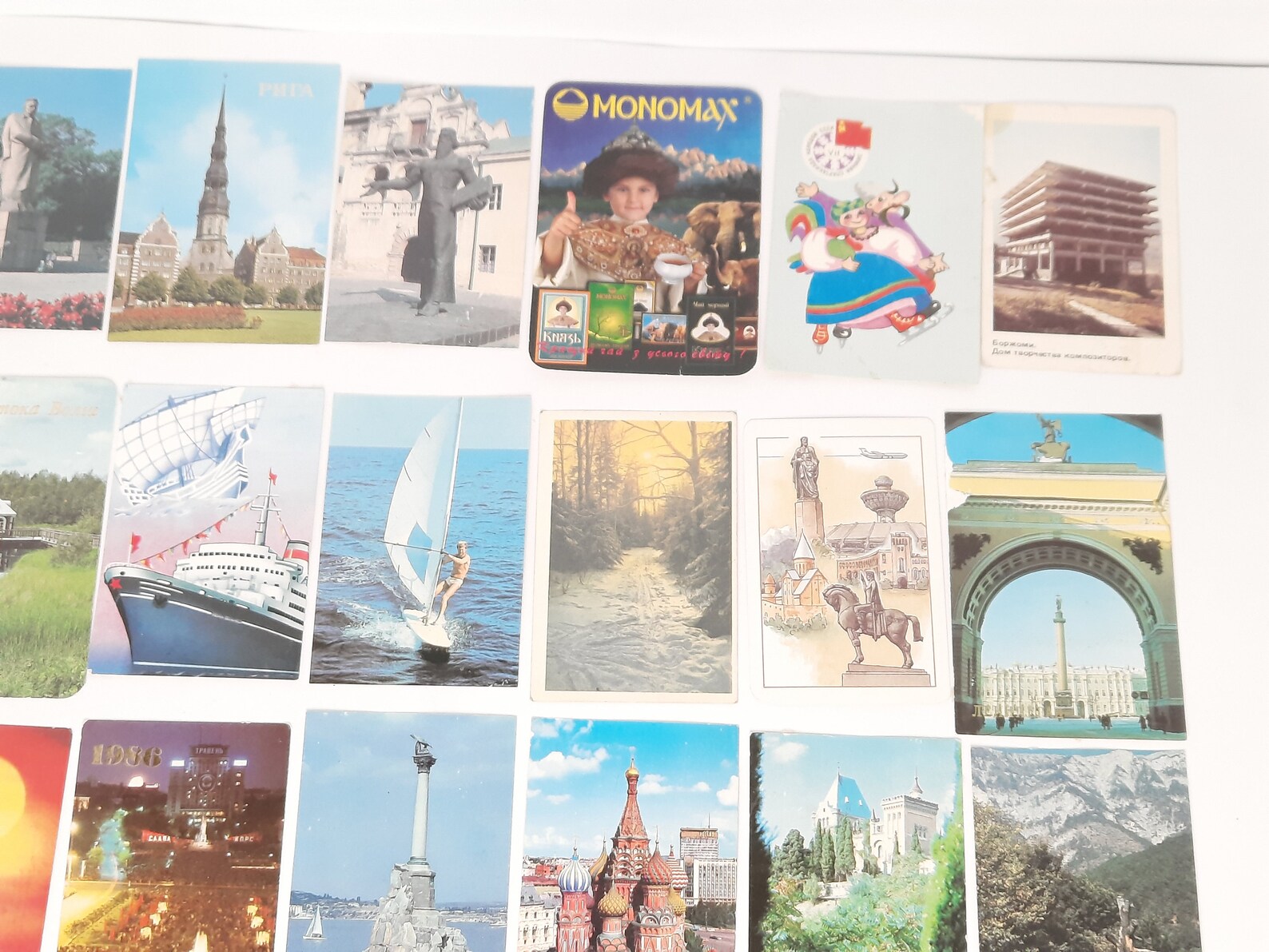 Soviet Cards With Different Cities of Ukraine and Russia - Etsy