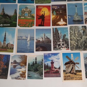 Soviet Cards With Different Cities of Ukraine and Russia - Etsy