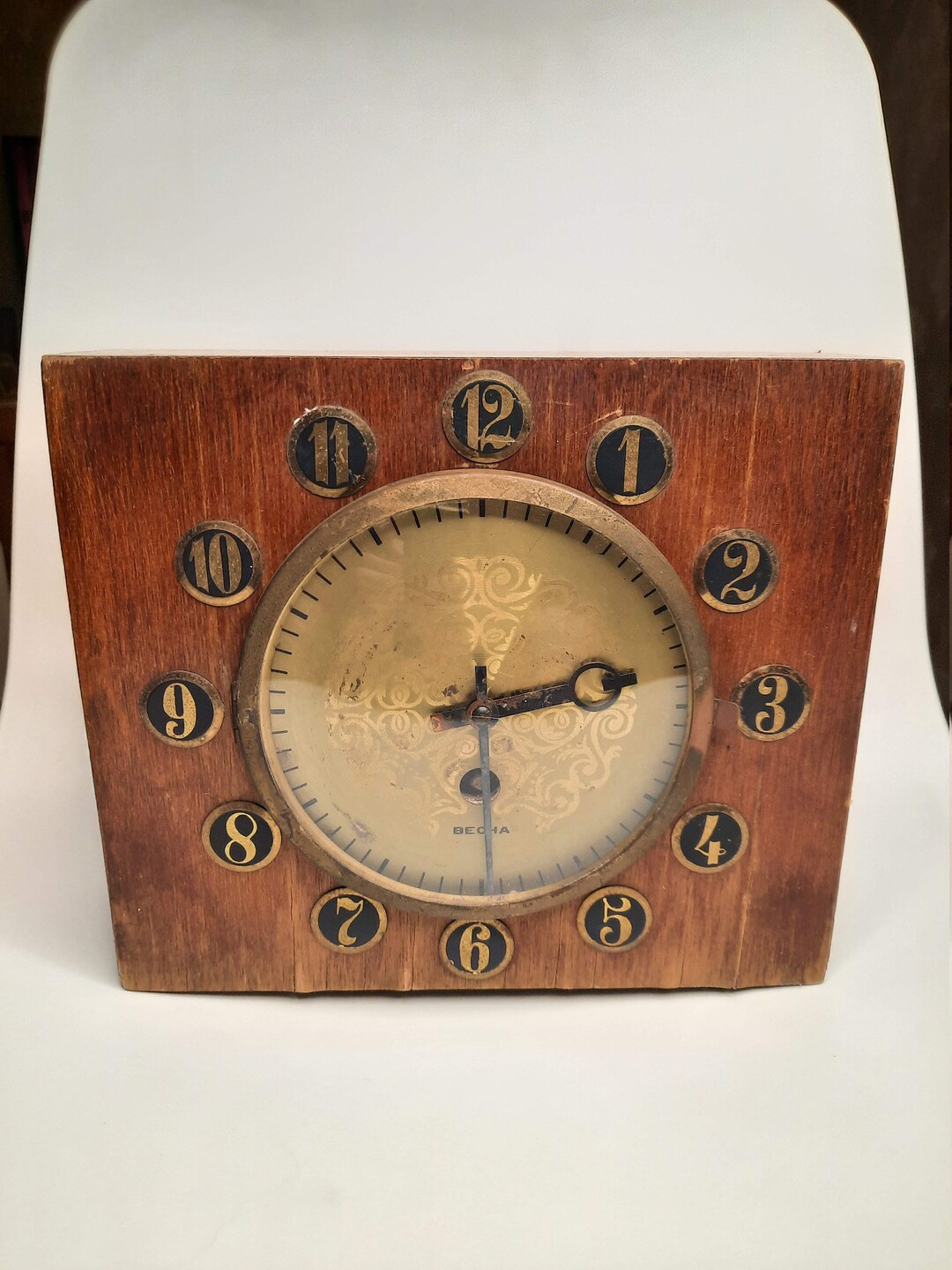 Vintage Clock Spring, Table Clock, Mechanical Clock, Clock spring Made ...