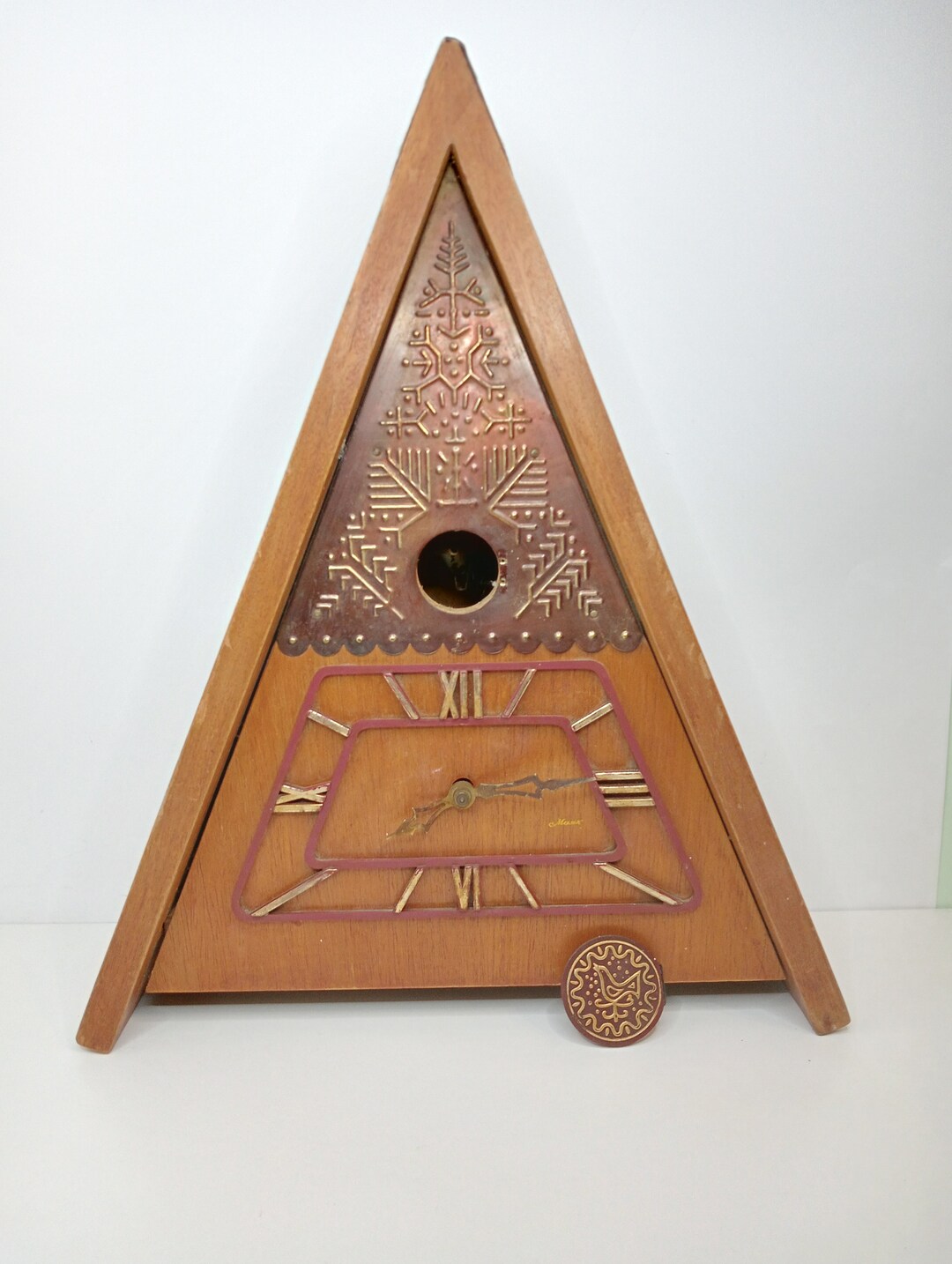 MAYAK MAJAK Cuckoo Wall Clock Vintage Deco Collectible USSR - Etsy