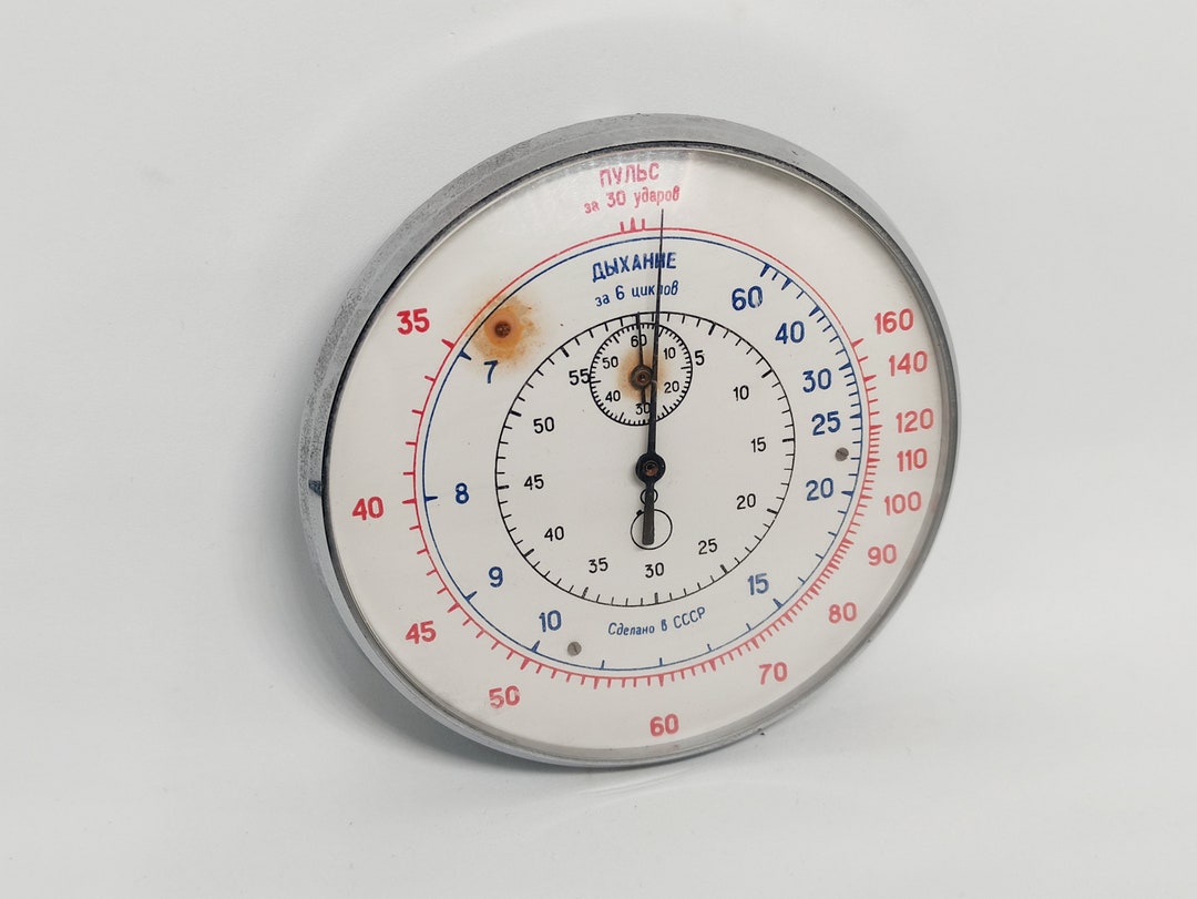 Medical Stopwatch Vintage Watch USSR Pulse Old Medicine Mechanical ...