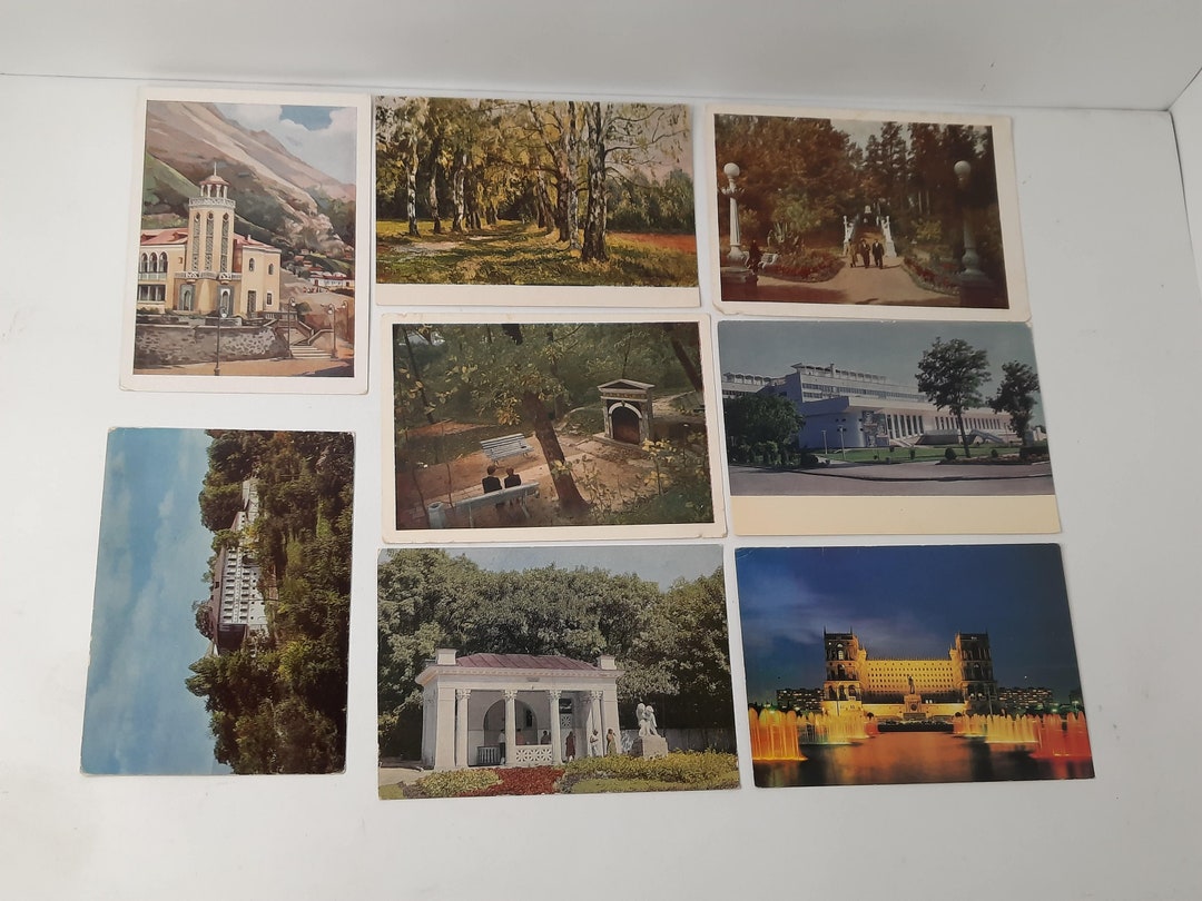 Vintage Postcards, Landscape, Architecture, Collection Cards ...