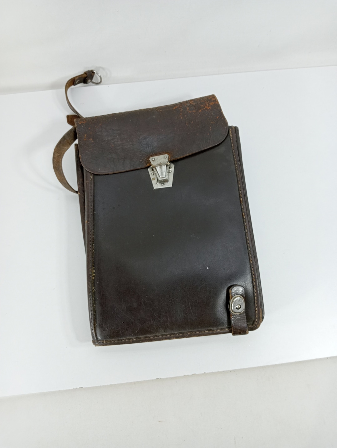 Army Military Officer Leather Map Bag Case Tablet Planshet Collectible ...