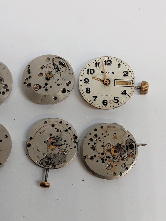 Spare Parts From Soviet Watches Mechanisms For Parts … - Gem