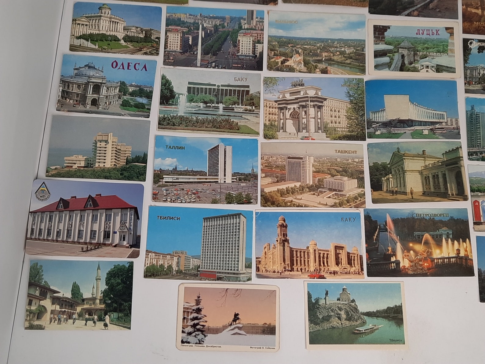 Soviet Cards With Different Cities of Ukraine and Russia - Etsy