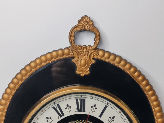 Soviet Large Wall Clock Amber Yantar Jantar Wood USSR Vintage ...