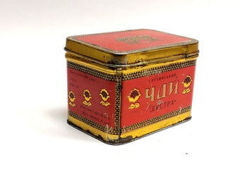 Russian Tin Box - Etsy