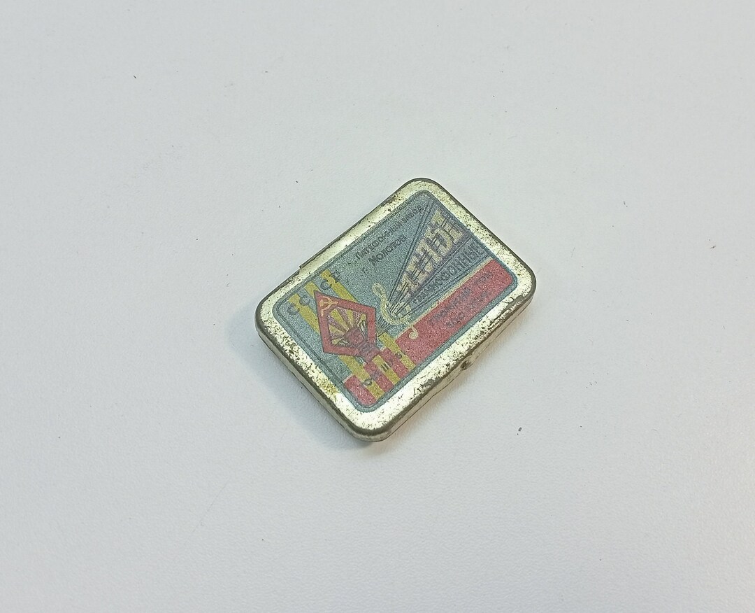 Gramophone Needles Box USSR Vintage Soviet Tin Accessories Parts ...