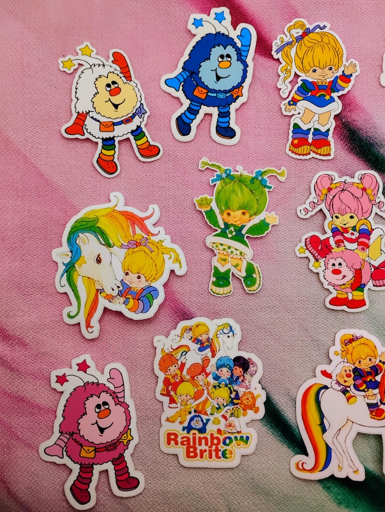 Full Set Rainbow Brite Stickers - Etsy