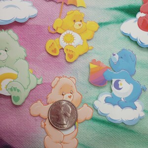 Full Set 10 Piece Care Bear Sticker Set - Etsy