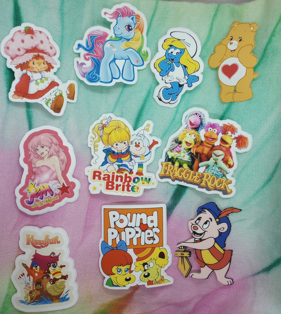 Full Set of 10 Old School Cartoon Sticker Set - Etsy