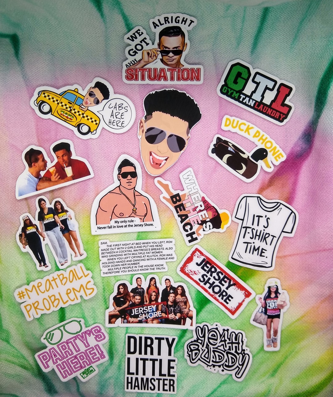 Full Set Jersey Sticker Set - Etsy