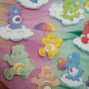Full Set 10 Piece Care Bear Sticker Set - Etsy