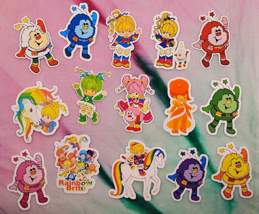 Full Set Rainbow Brite Stickers - Etsy