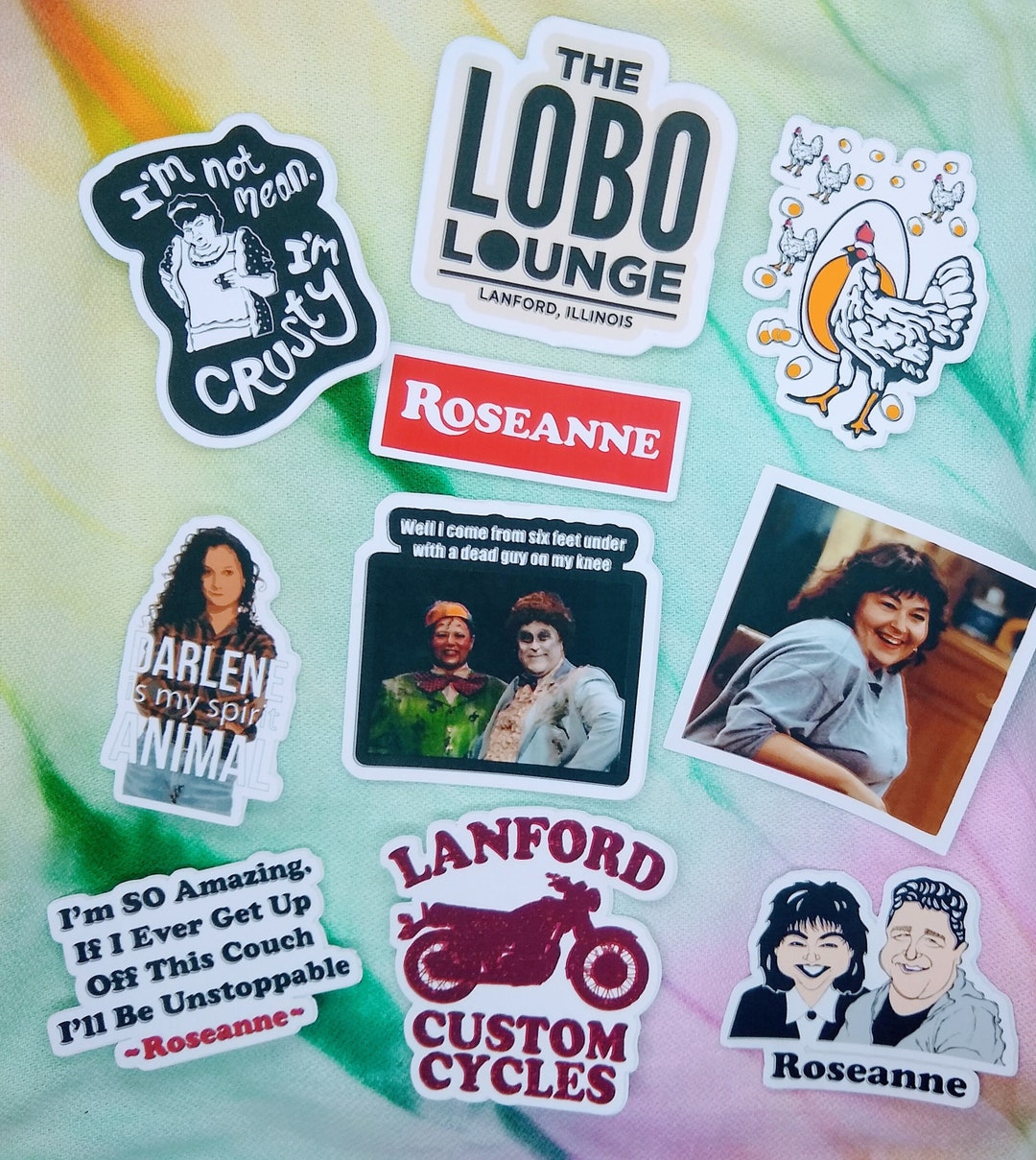 Full Set Roseanne Sticker Set - Etsy