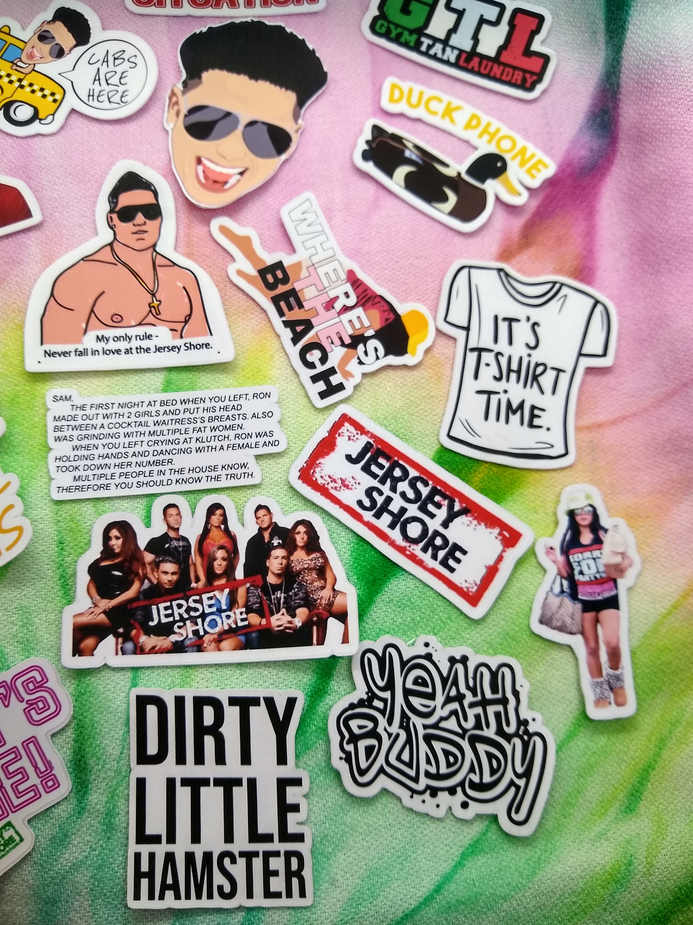 Full Set Jersey Sticker Set - Etsy