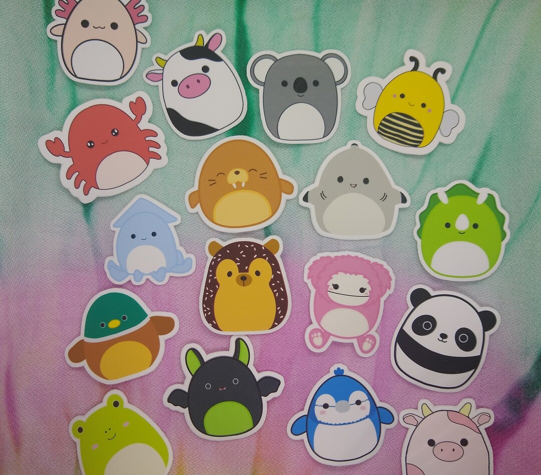 Full Set Squishmallow Sticker Set - Etsy