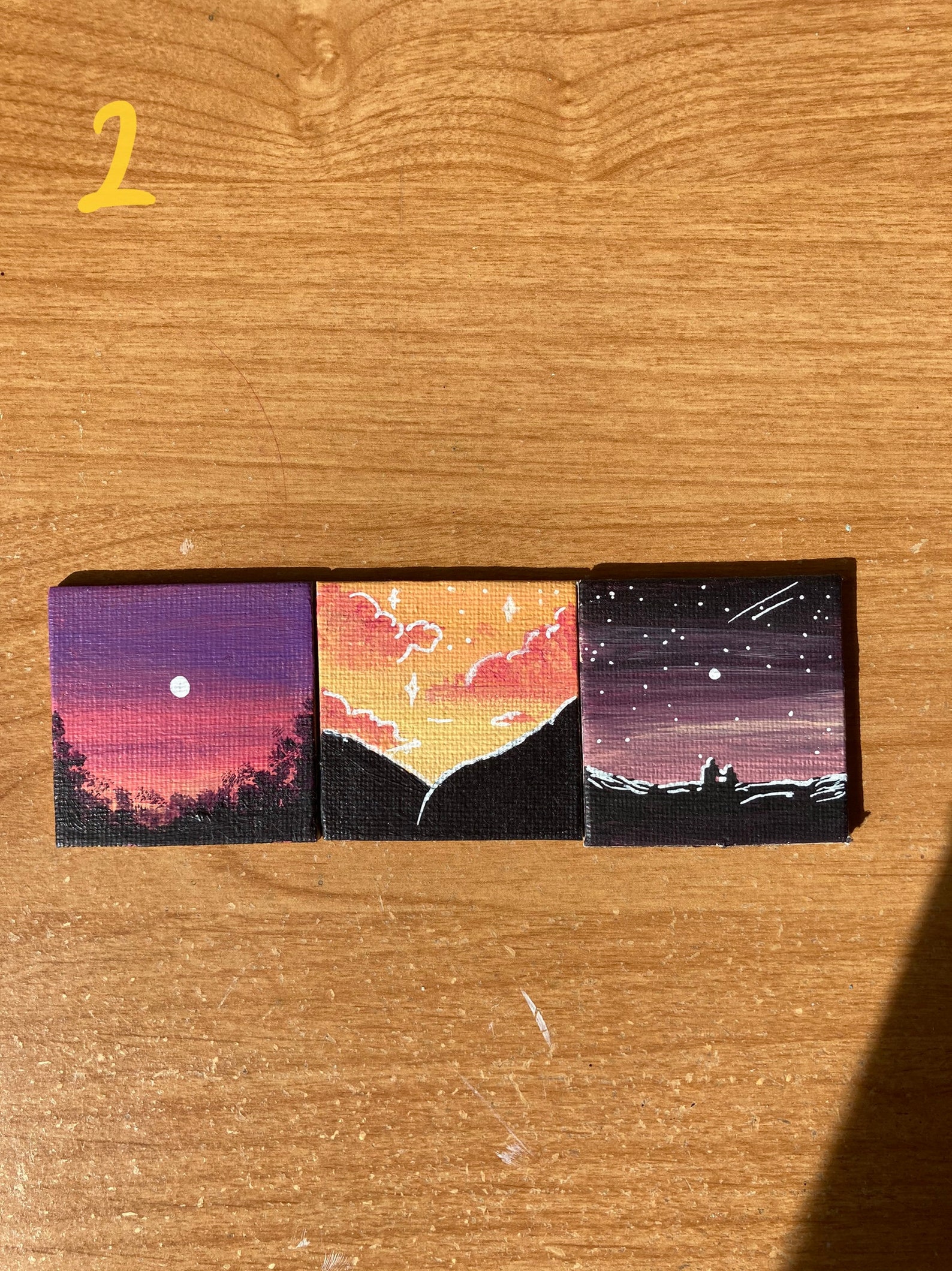 Hand painted magnets acrylic magnets fridge magnets magnet | Etsy