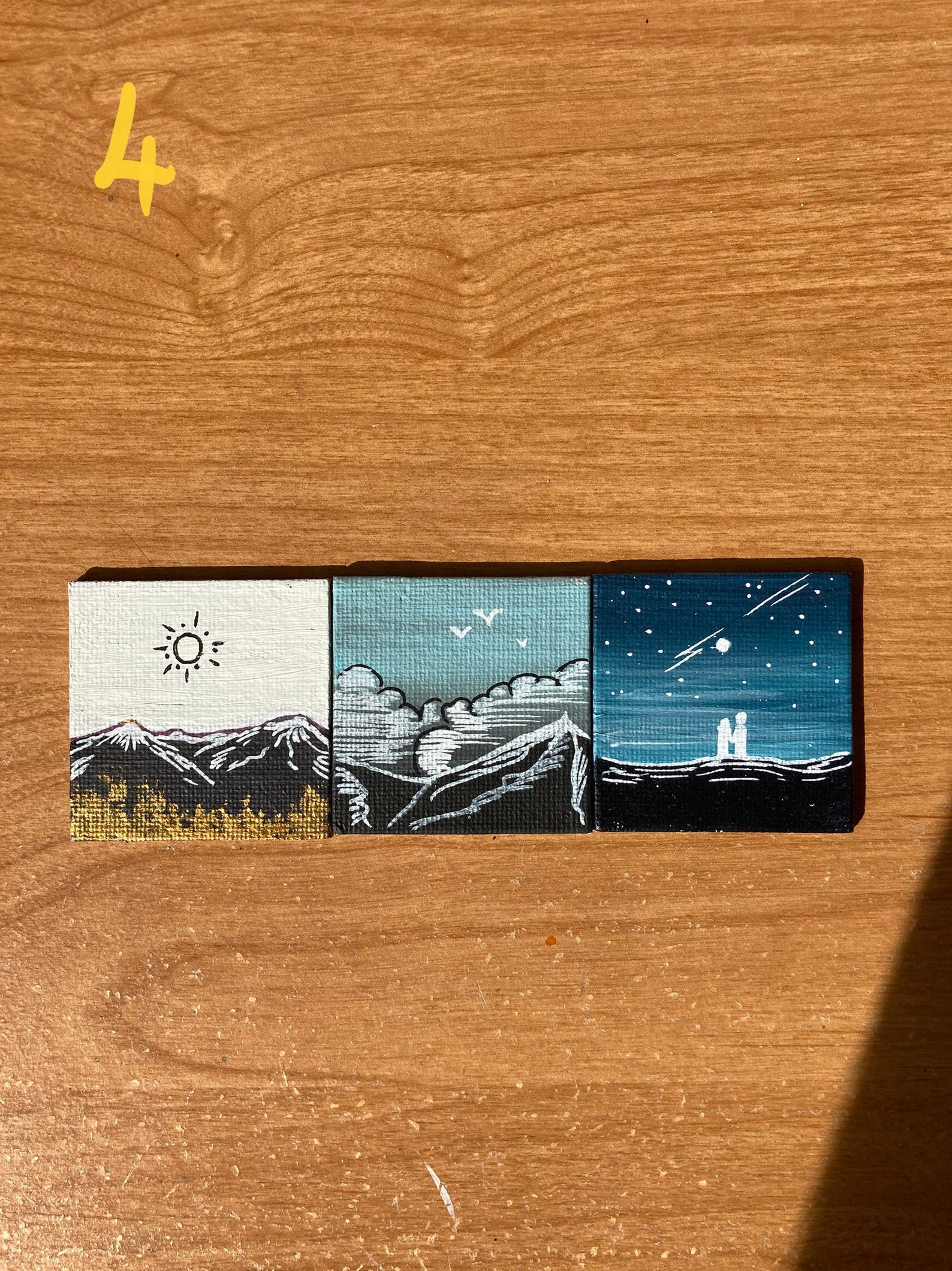 Hand painted magnets acrylic magnets fridge magnets magnet | Etsy