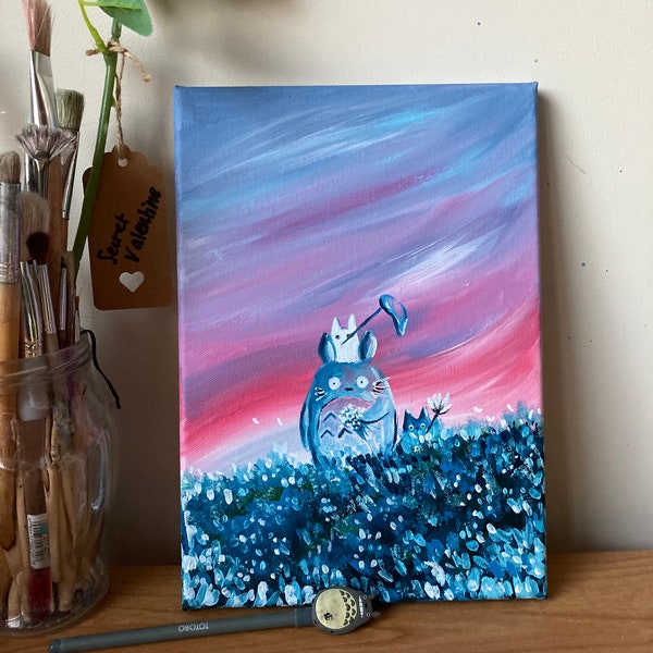 Ghibli Studio Original Painting - Etsy