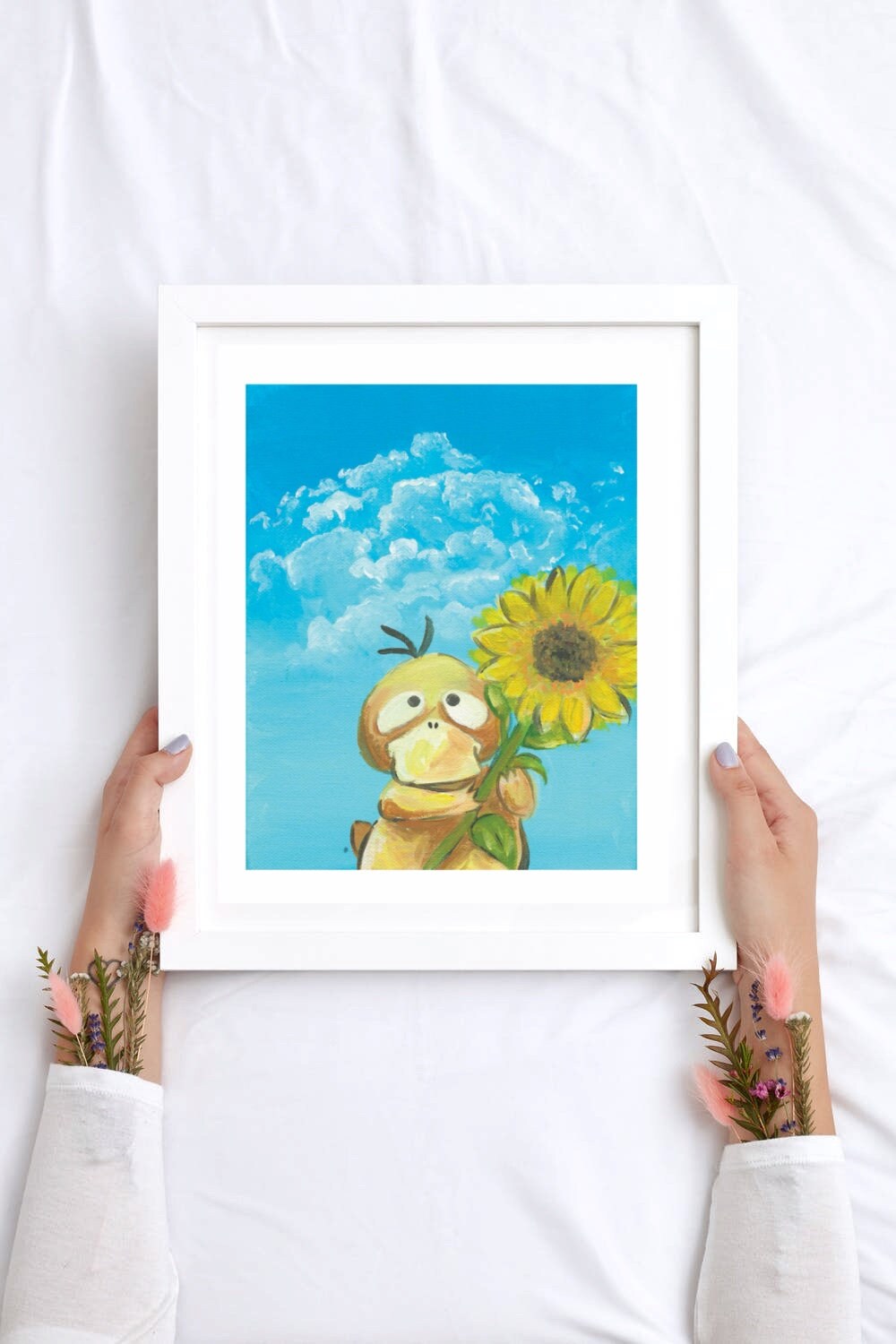 Pokemon Art Pokemon Print Fanart Pokemon Painting PSYDUCK - Etsy
