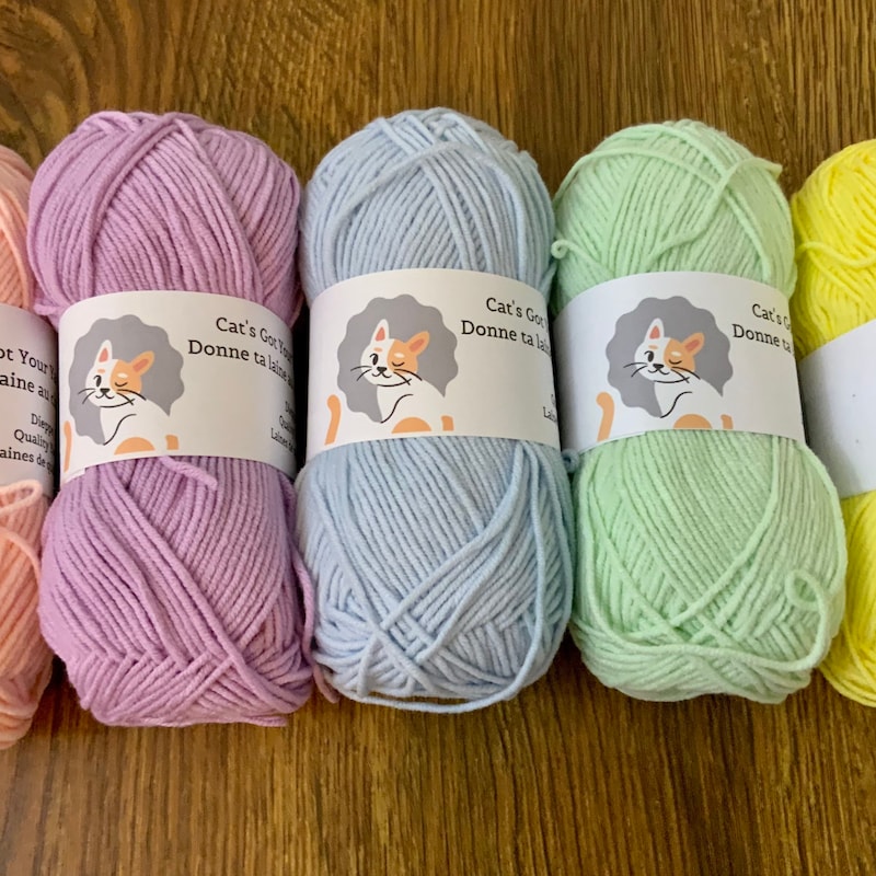 Pastel Yarn - Etsy