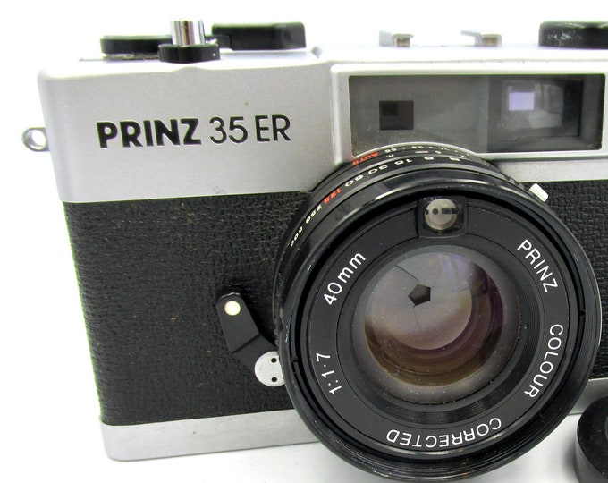 Vintage Rangefinder 35mm Film Camera , Prinz 35 ER With Fast F1.7 40mm ...
