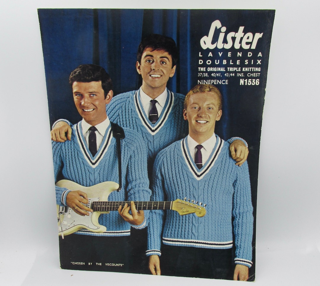THE VISCOUNTS gordon Mills , 60s Pop Group, LISTER N1536 , Knitting ...