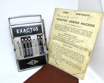 Antique Old Calculator - Etsy