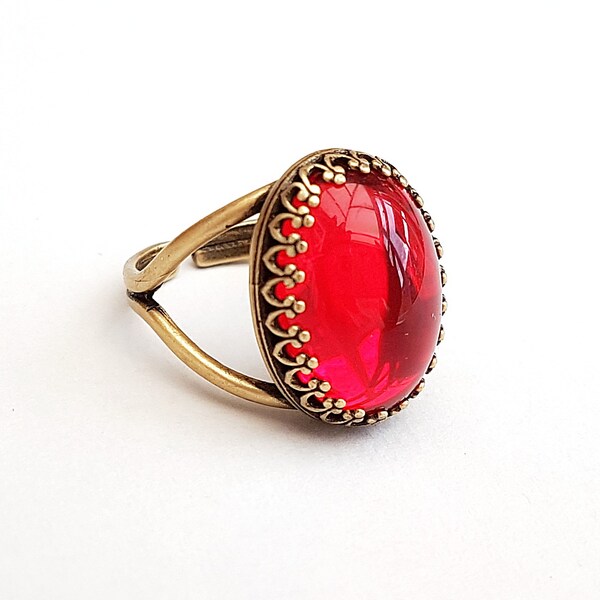 Ruby Red Jewel - Etsy