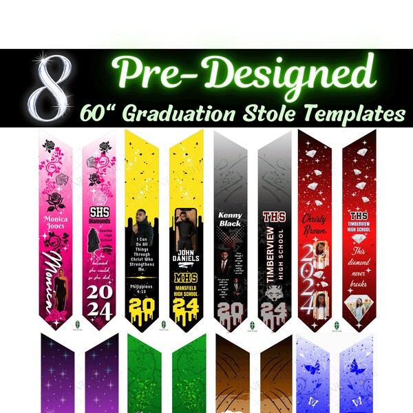 Customized Graduation Stole - Etsy