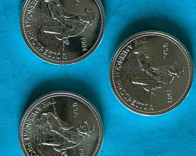 20 ENGELHARD PROSPECTOR Rounds-vintage Silver.999-one Ounce Each-1984-u ...