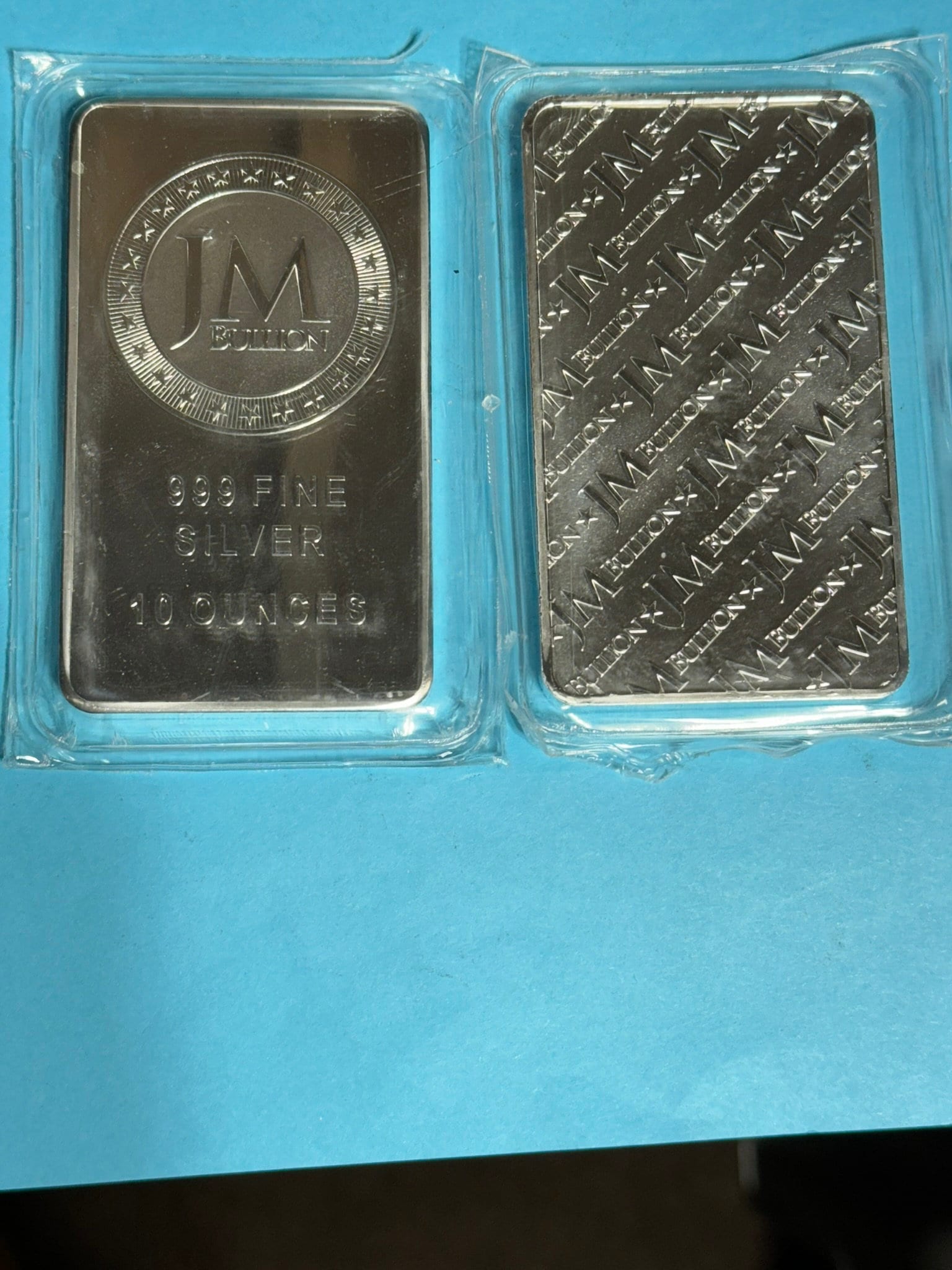 10 Oz. JM Bullion Silver Bar - Etsy