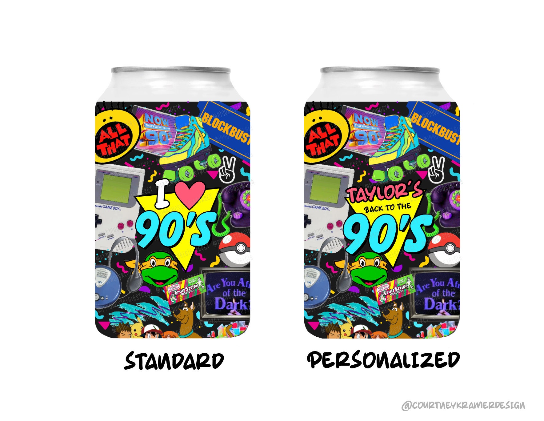 NEW 90's Kid Can Coolers 90s Kid Can Huggers 90's - Etsy